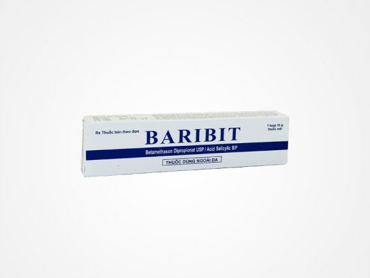 Thuốc mỡ bôi da Baribit 15g: Công dụng, SĐK, mua ở đâu?