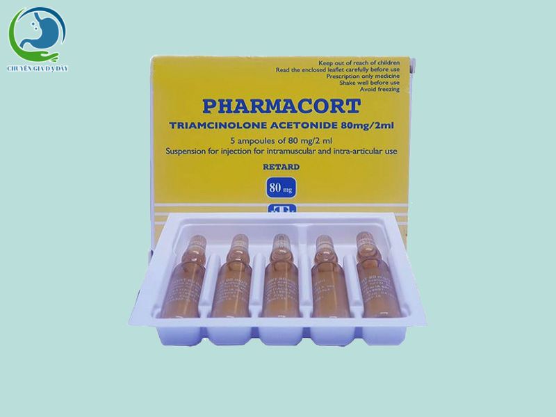 Thuốc tiêm trị sẹo lồi Pharmacort 80mg mua ở đâu? Giá thuốc