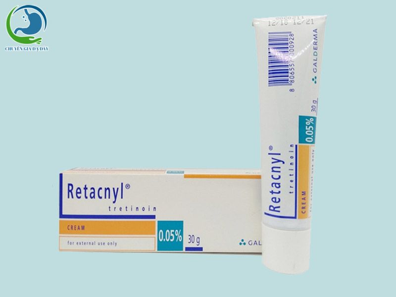 Kem trị mụn Retacnyl Cream 0,05%: Tác dụng, Cách dùng, Giá bán